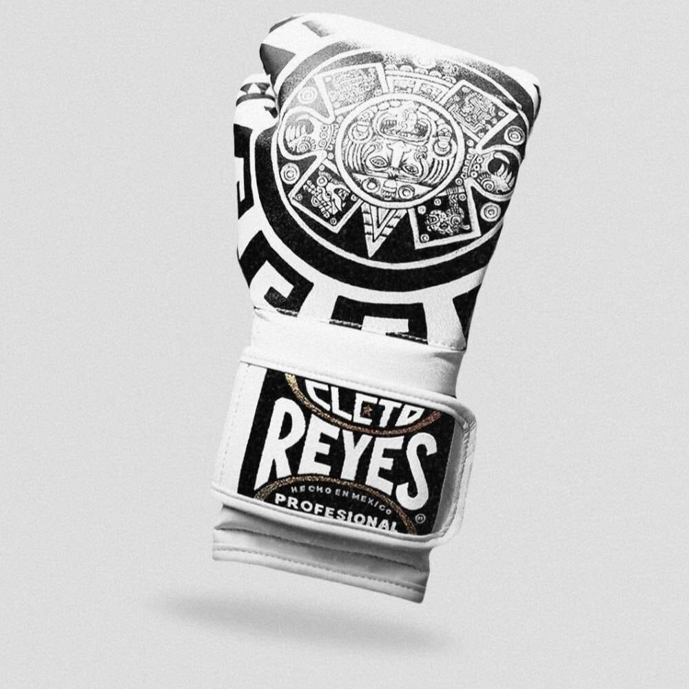 Cleto Reyes Aztec Calendar Boxing Gloves Black/White – MMA Fight Store