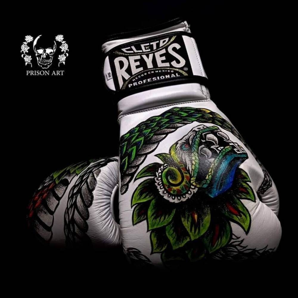 Cleto Reyes Quetzalcoatl Boxing Gloves White/Green – MMA Fight Store