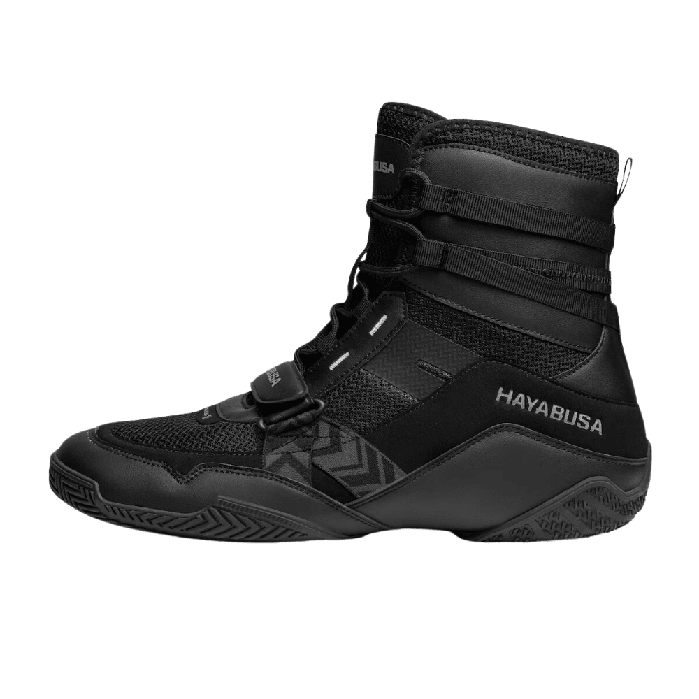 Hayabusa Strike Boxing Shoes Black – MMA Fight Store