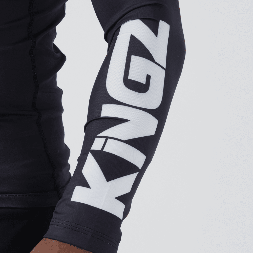 Kingz Ranked Performance V2 Long Sleeve Rashguard White – MMA Fight Store