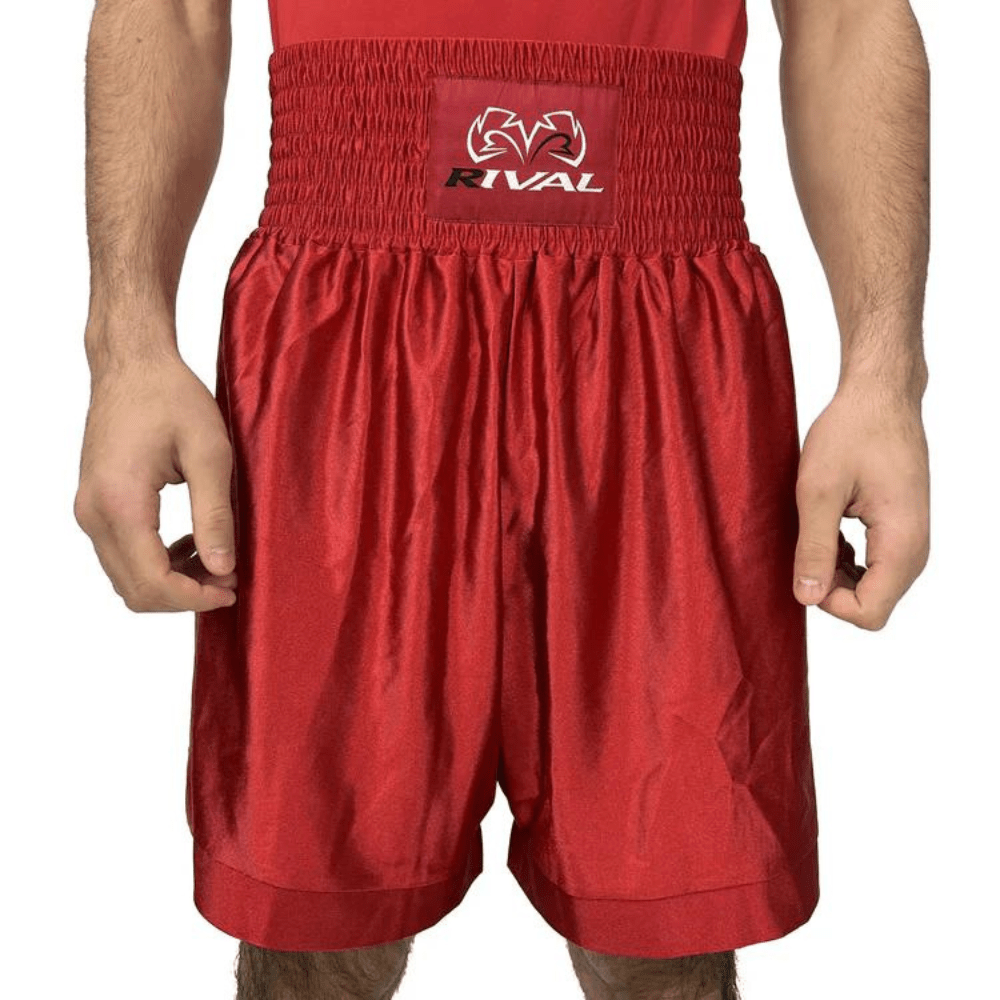 Rival Dazzle Pro Boxing Trunks Red – MMA Fight Store
