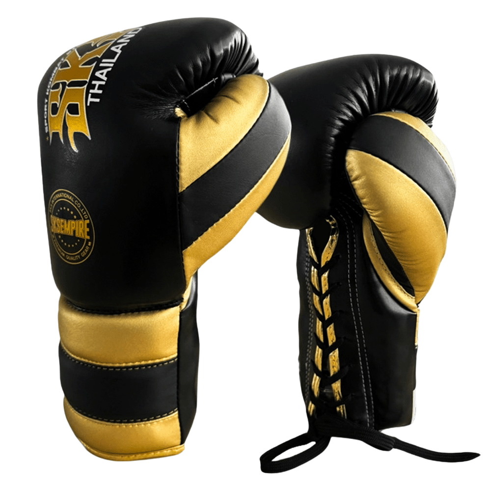 SKS Obsidian Lace Boxing Gloves – MMA Fight Store
