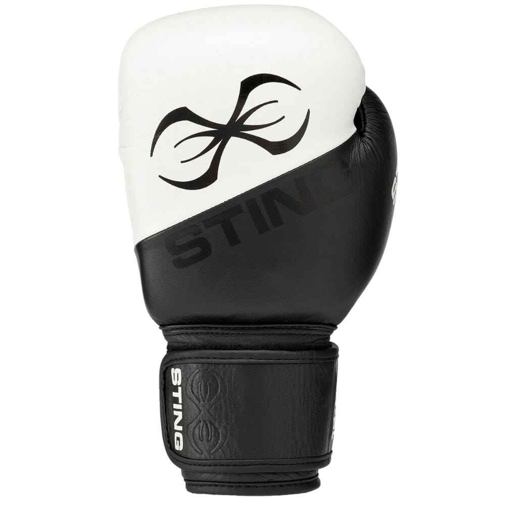 Sting Orion Boxing Gloves Black/White – MMA Fight Store