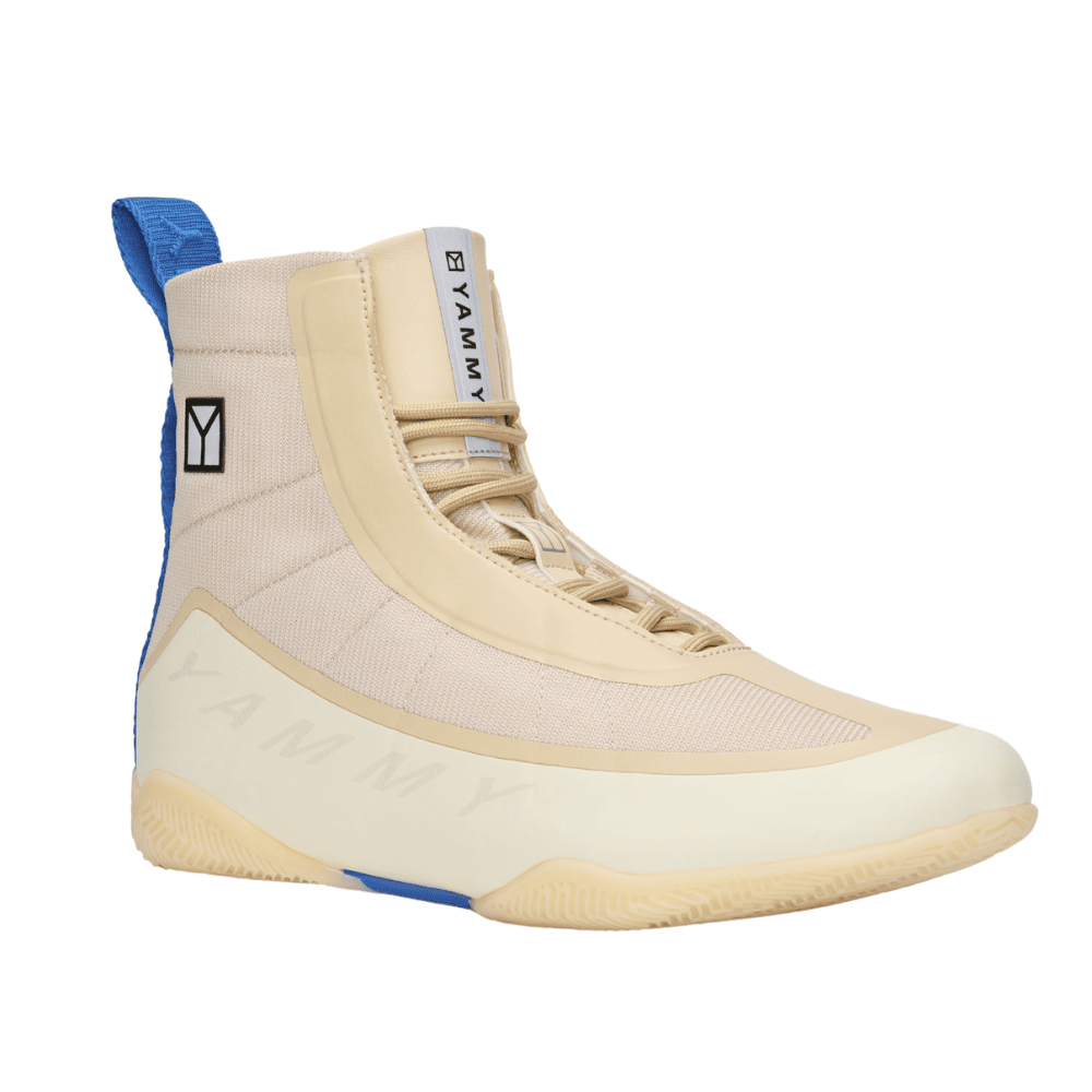 YAMMY Flux Beige Mid Boxing Shoes – MMA Fight Store