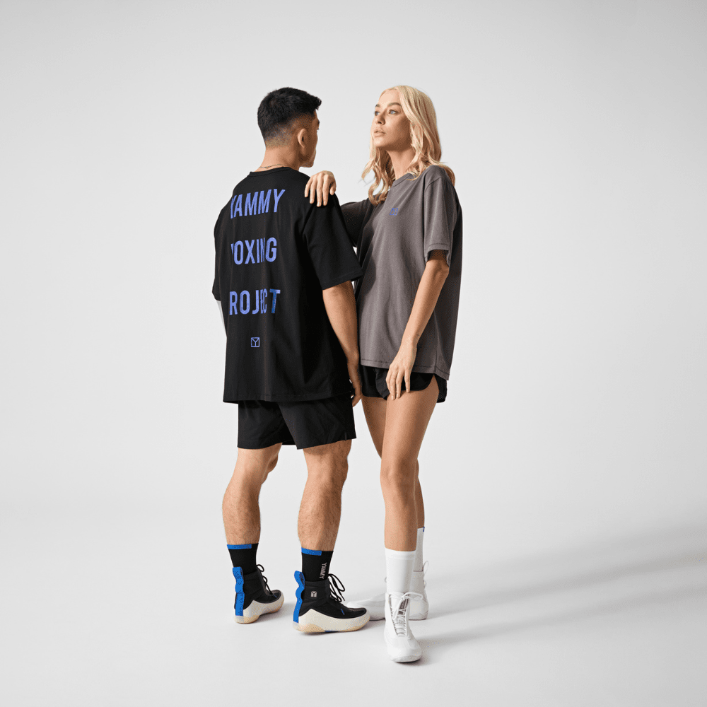 YAMMY Project T-Shirt Black/Blue – MMA Fight Store