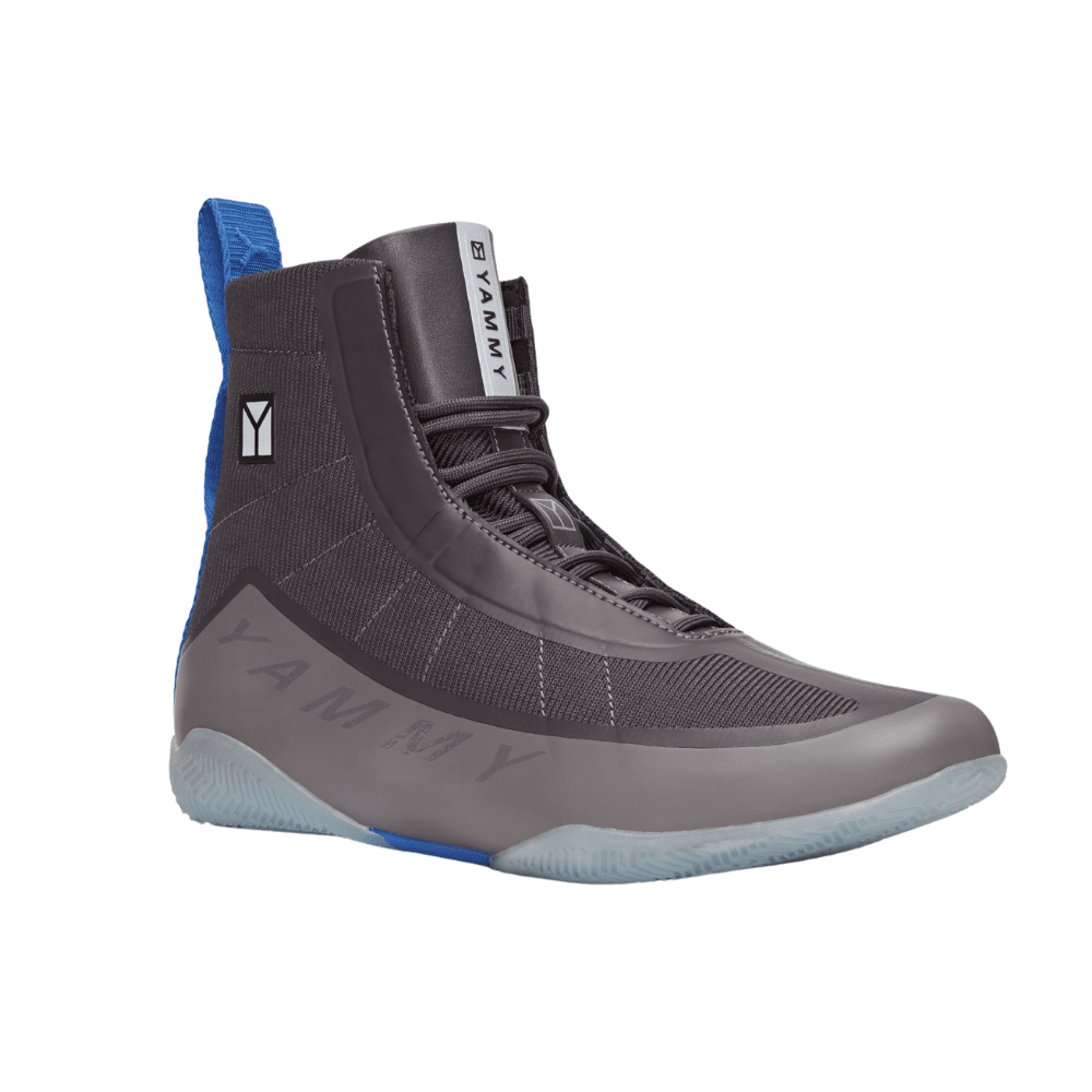 YAMMY Flux Charcoal Mid Boxing Shoes – MMA Fight Store