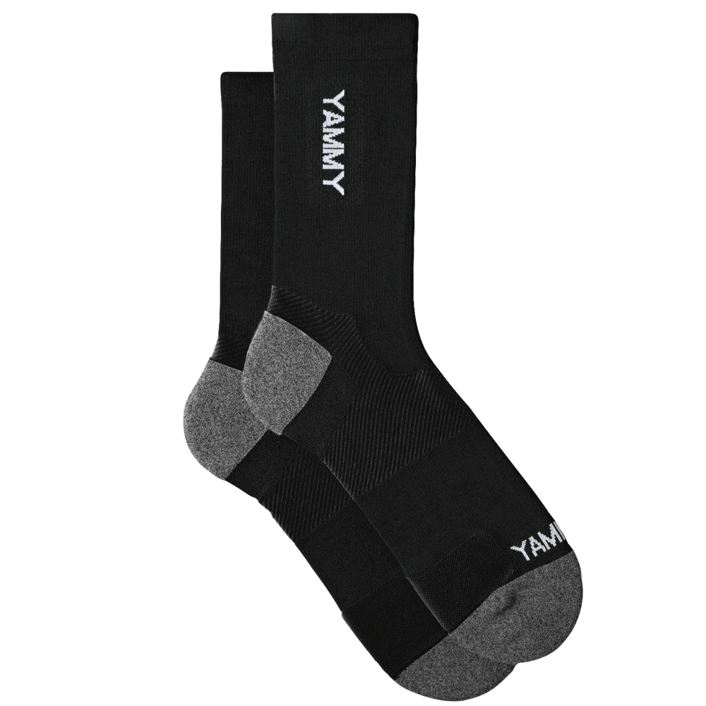 YAMMY Boxing Black/White Flux Mid Tech Socks – MMA Fight Store