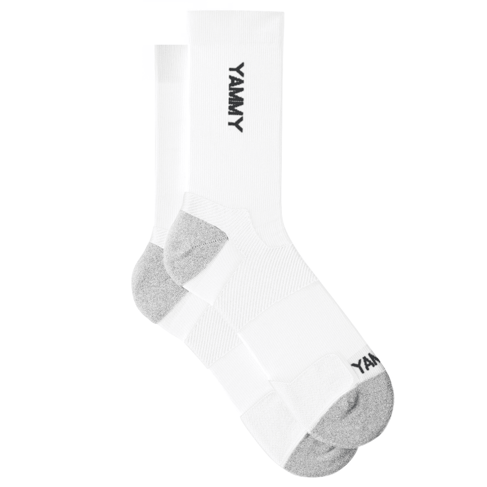 YAMMY Boxing White/Black Flux Mid Tech Socks – MMA Fight Store