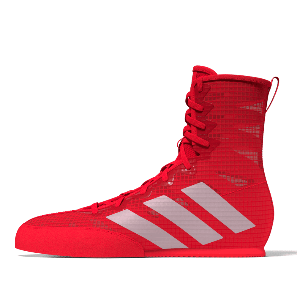 adidas Box Hog IV Boxing Boots Red/White – MMA Fight Store