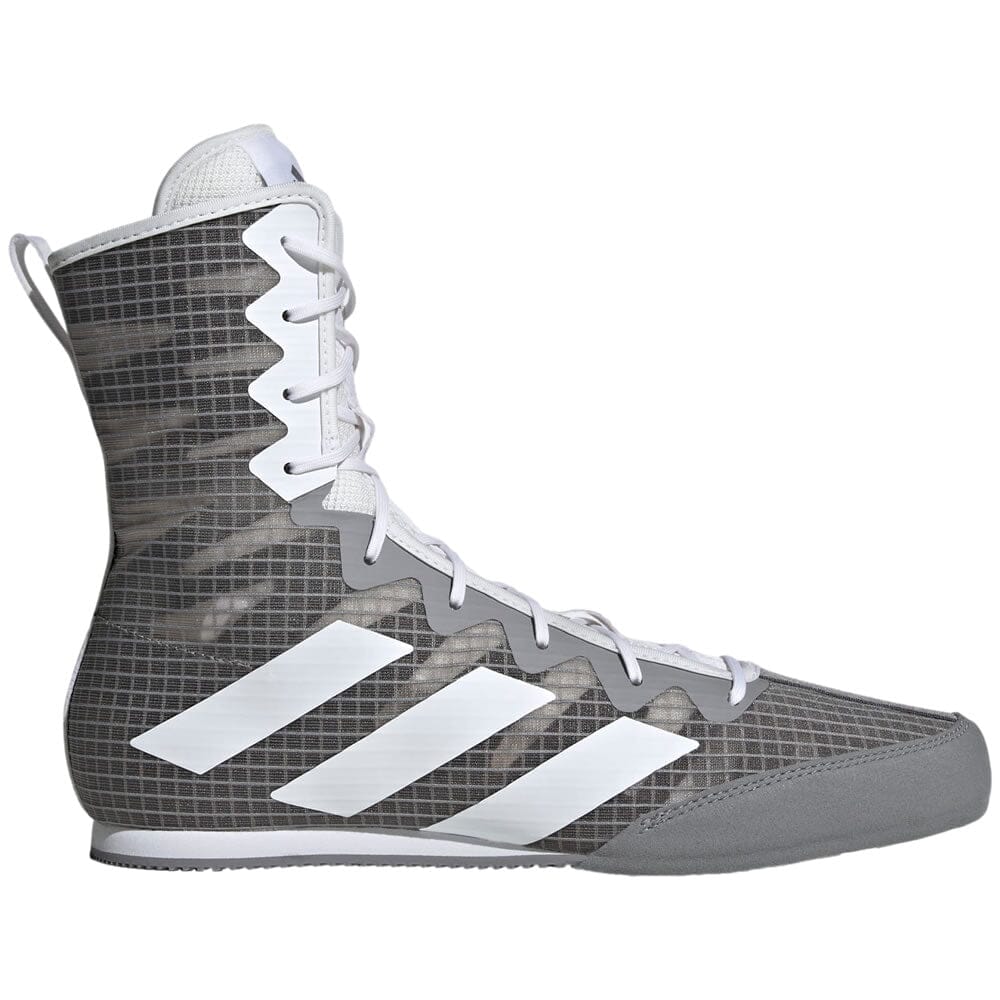 adidas Box Hog IV Boxing Boots Grey/White – MMA Fight Store