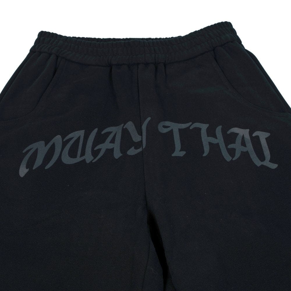 NYT Muay Thai Sweat Shorts Black – MMA Fight Store
