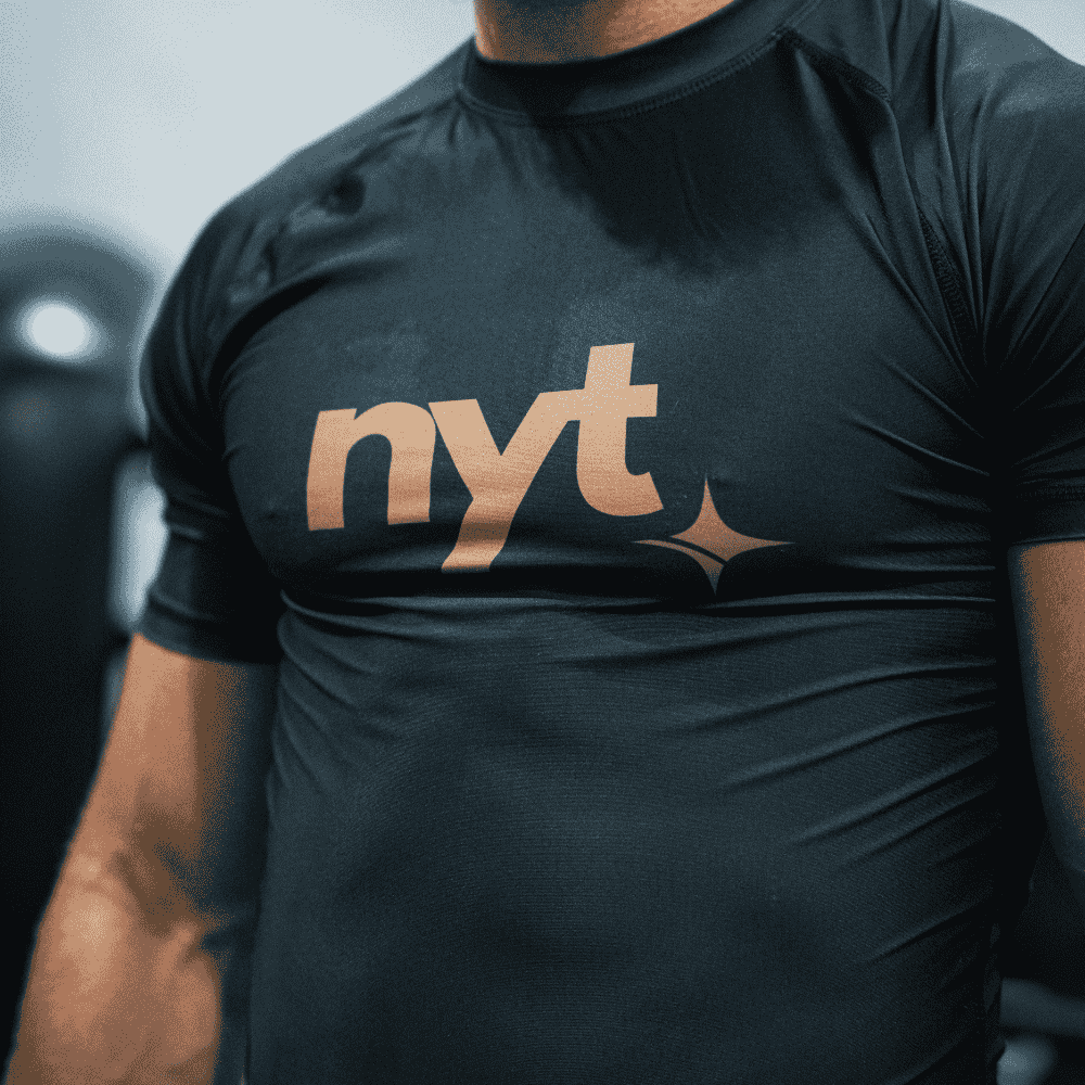 NYT Short Sleeve Sand Centre Logo Rashguard – MMA Fight Store