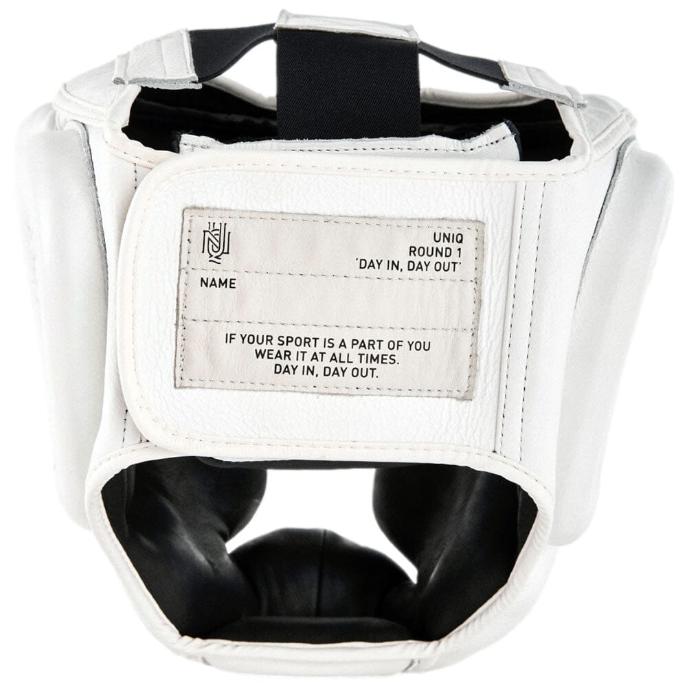 UNIQ Full Coverage Technical Boxing Head Guard White – MMA Fight Store