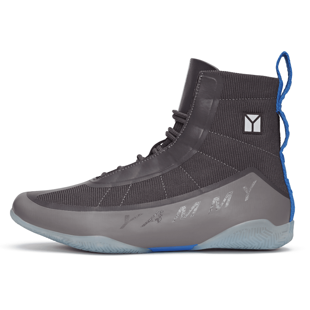 YAMMY Flux Charcoal Mid Boxing Shoes – MMA Fight Store