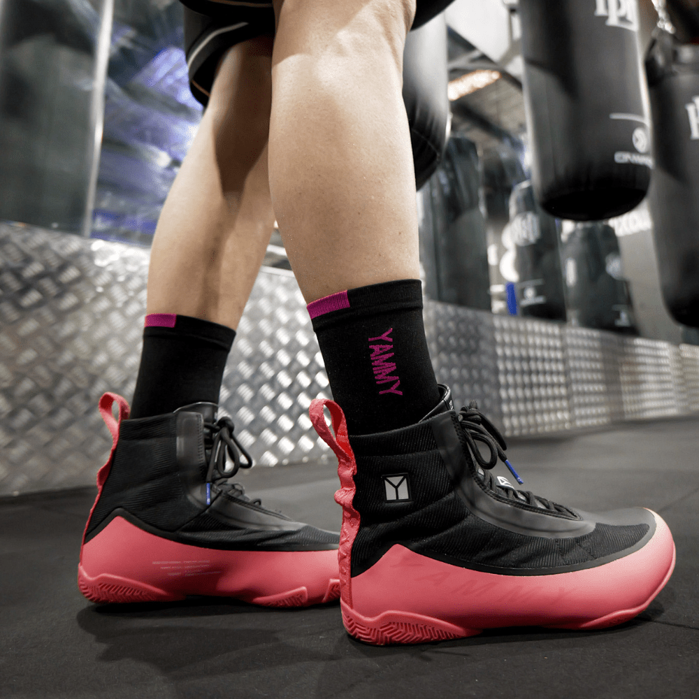 YAMMY Flux Coral Mid Boxing Shoes – MMA Fight Store