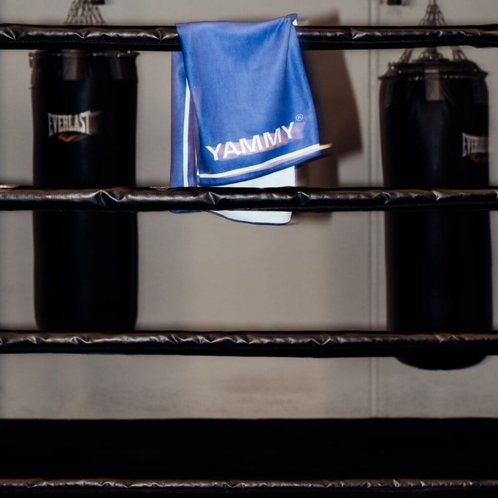 YAMMY Boxing Training Towel Blue – MMA Fight Store
