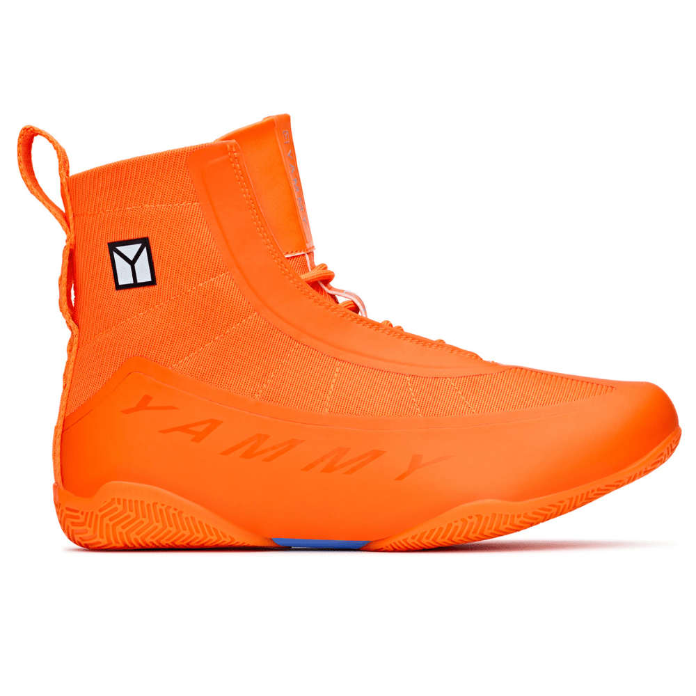 YAMMY Flux Orange Mid Boxing Shoes – MMA Fight Store