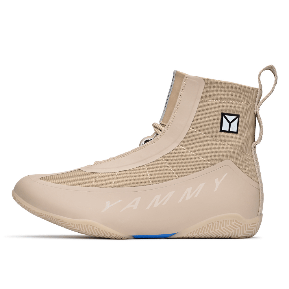 YAMMY Flux Tan Mid Boxing Shoes – MMA Fight Store