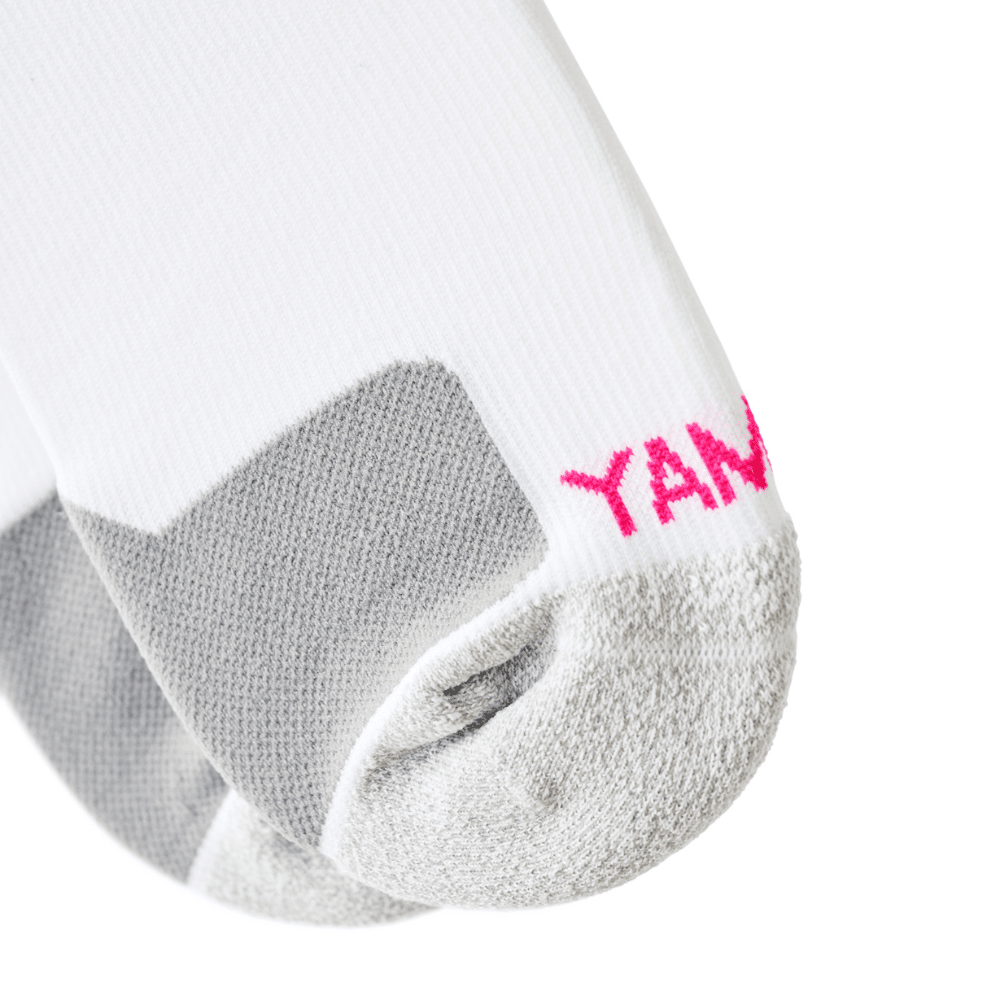 YAMMY Boxing White/Pink Flux Mid Tech Socks – MMA Fight Store