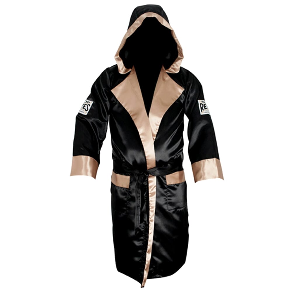 Cleto Reyes Boxing Robe with Hood Black/Gold – MMA Fight Store