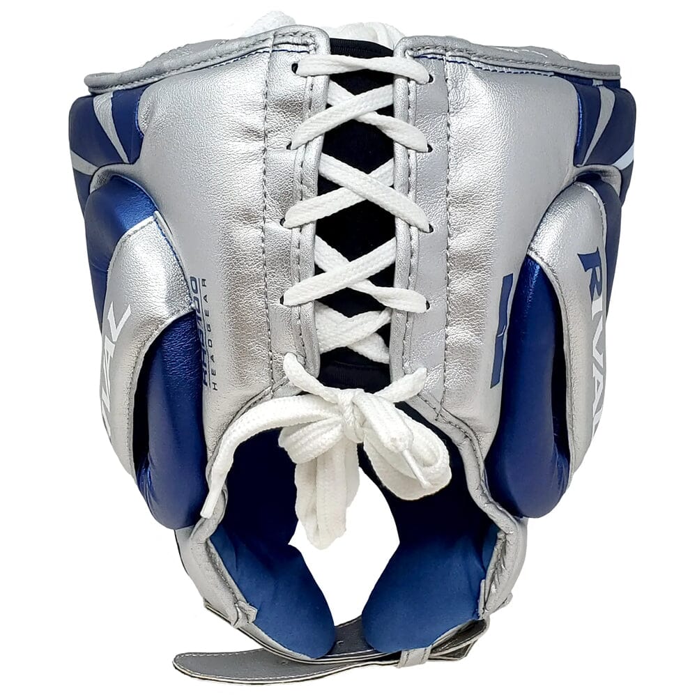 Rival RHG100 Professional Headgear Blue/Silver – MMA Fight Store