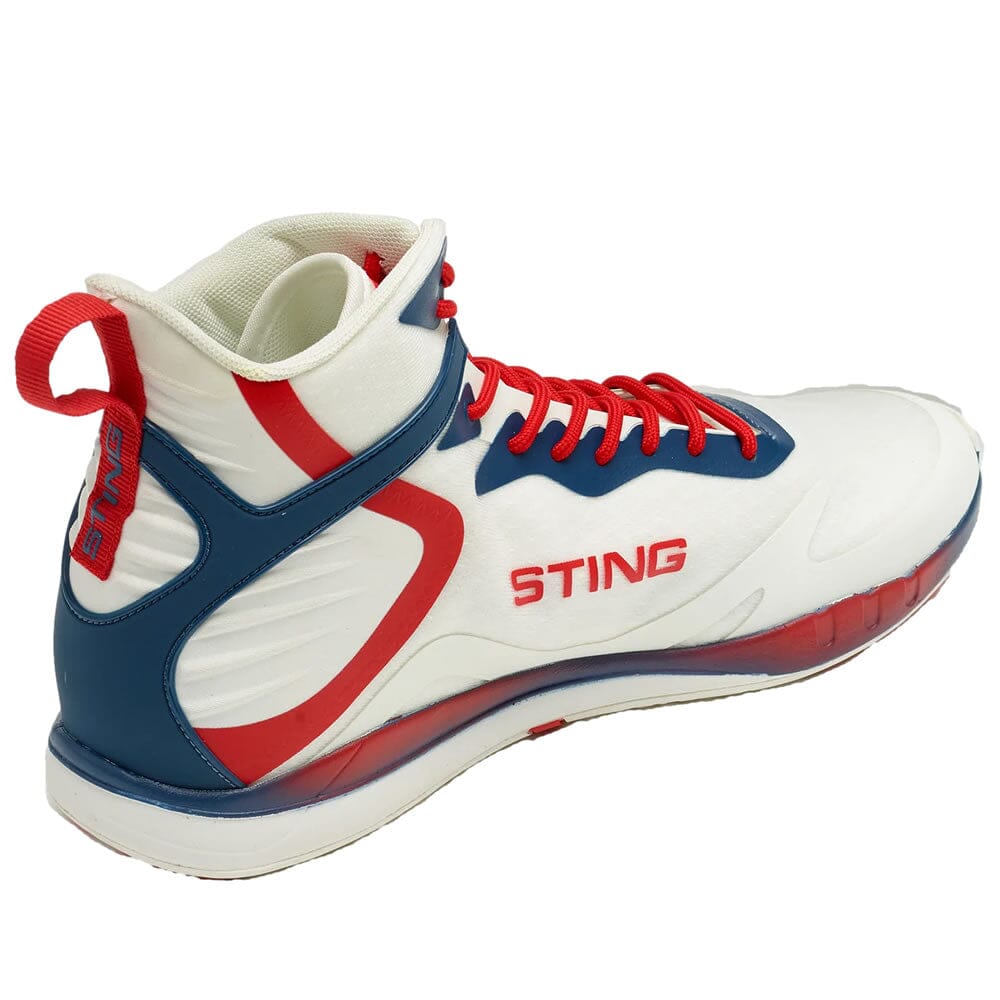 Sting Viper Boxing Shoe 2.0 White/Red/Blue – MMA Fight Store