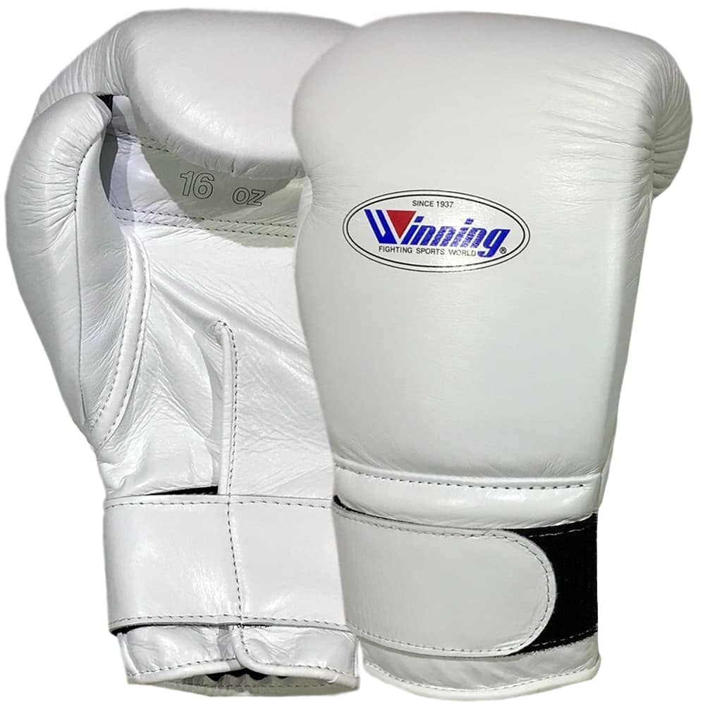 Winning MS-Series Velcro Boxing Gloves White – MMA Fight Store
